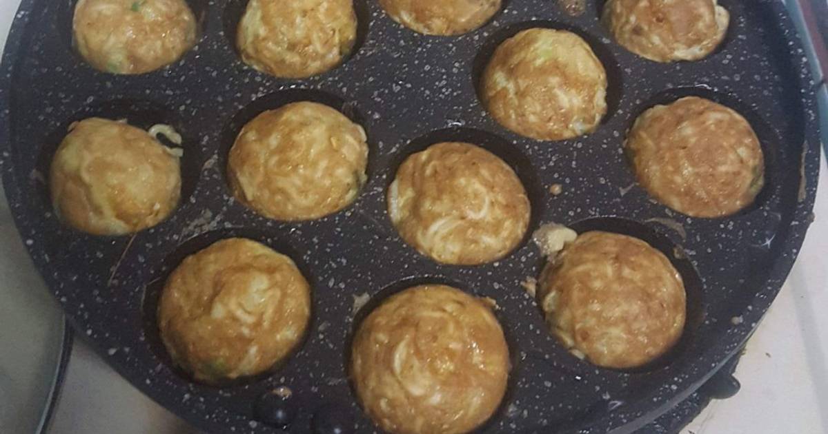 Resep Bola2 mie Takoyaki oleh Mama Maudy - Cookpad