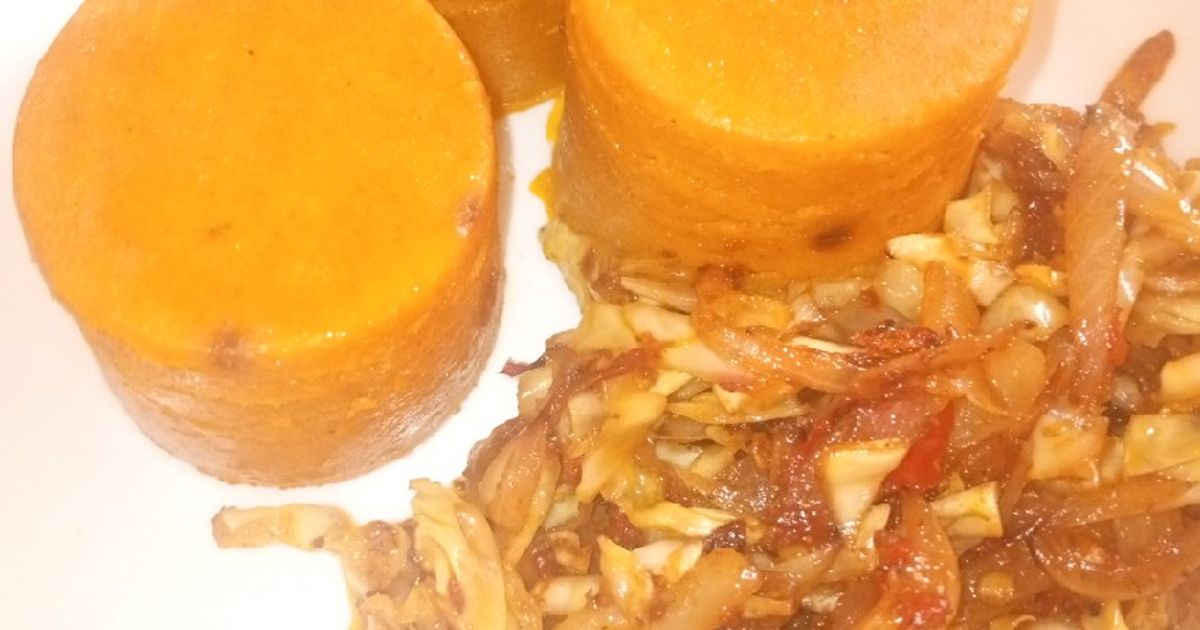 Alalan Gwangwani Da Sauce Din Kabeji girki daga Ummu Jawad - Cookpad