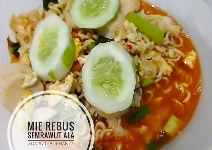 Resep Mie Rebus Semrawut oleh Alfie - Cookpad