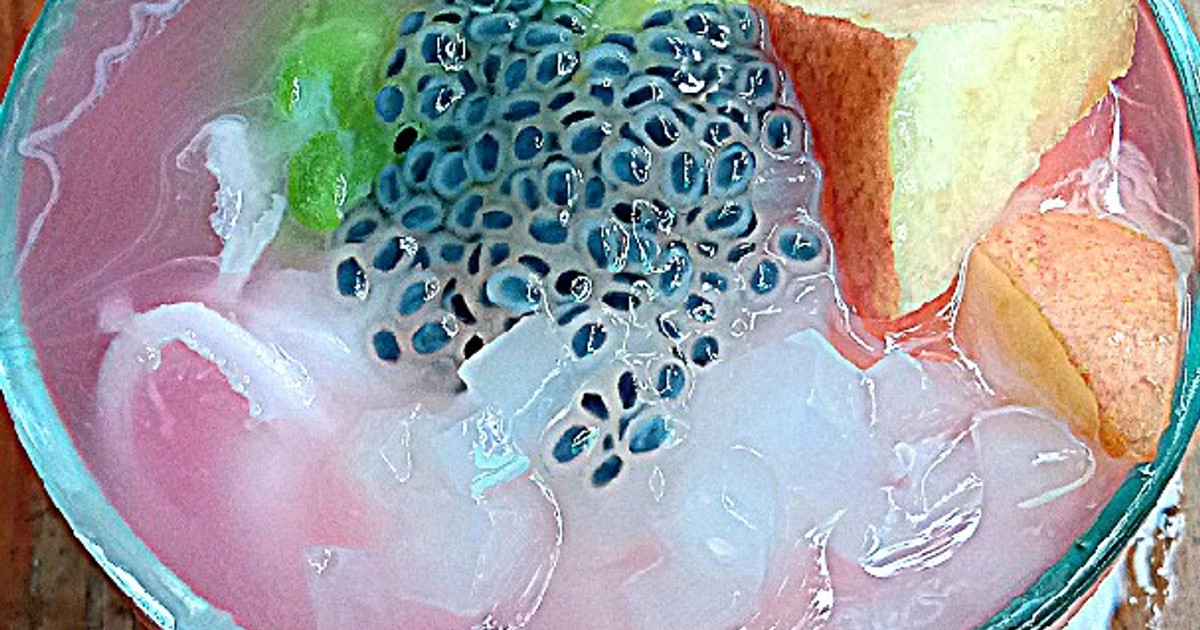 Resep Es Coco Pandan (Apel, Alpukat, Nata De Coco, Jelly) oleh Pawarang ...
