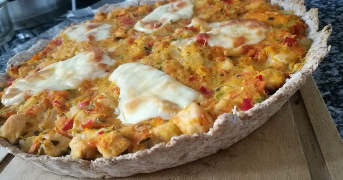 Tarta De Pollo Con Masa Integral Recipe by Gimena Amaral 🍀 - Cookpad