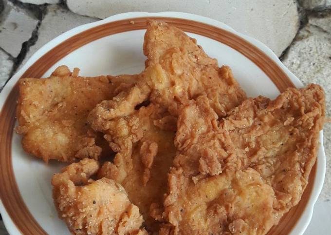 Resep Kulit Ayam KFC (KW super) 😁 oleh Ukhe Rizky - Cookpad