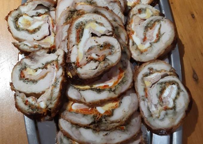 Arrollado de pollo súper star Receta de Susana Muzio - Cookpad