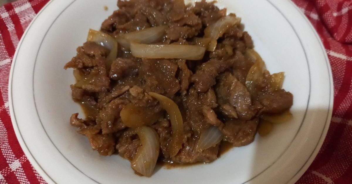 Resep tumis daging sapi kecap bombay rumahan enak dan mudah - Cookpad