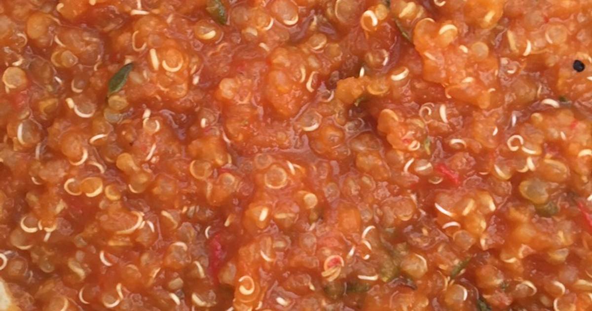 Tomato quinoa for babies & adults Recipe by Jess Hawker Meadley - Cookpad