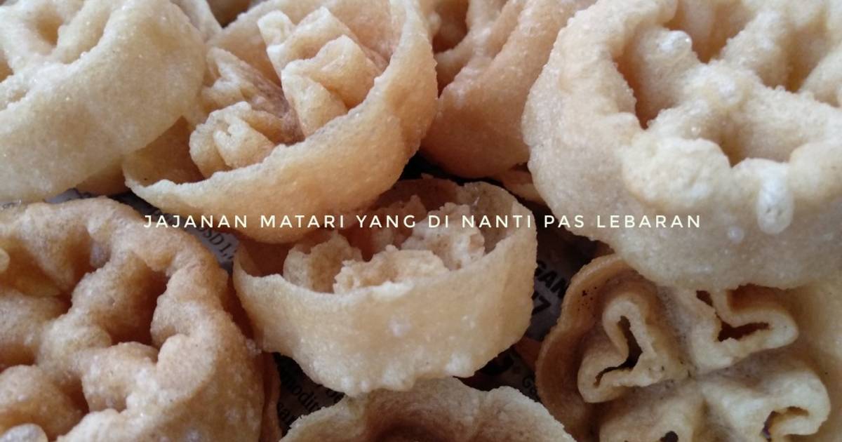 Resep Jajanan Matari oleh ikadesia - Cookpad