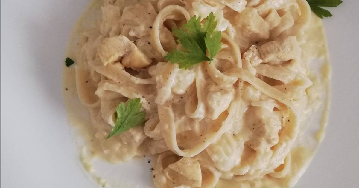 Pechuga de pollo en salsa alfredo - 69 recetas caseras- Cookpad