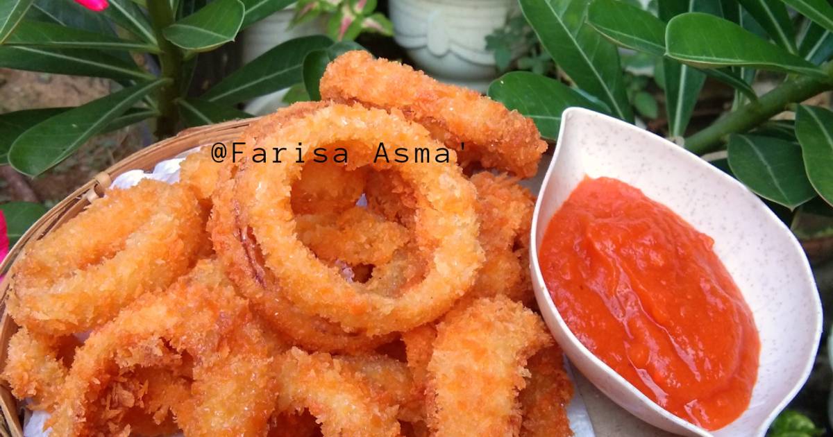 Resep Crispy Onion Rings oleh Farisa Asma' - Cookpad