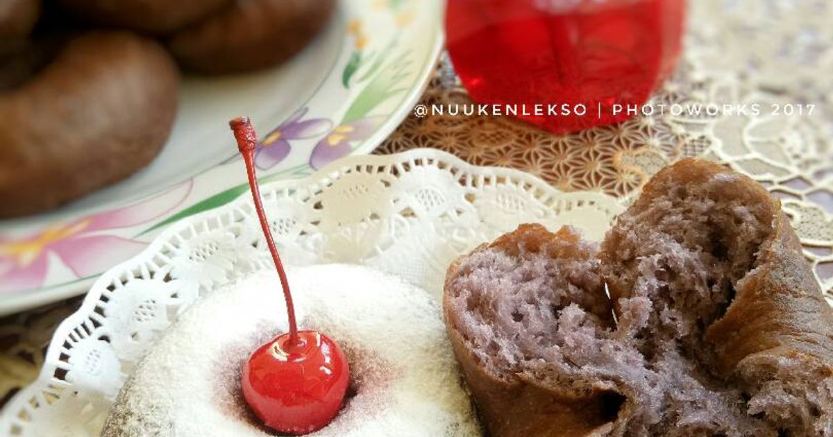Resep Taro Doughnut (Donat Taro) oleh Nuuken Lekso - Cookpad