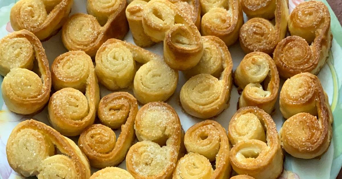 Palmeritas. Súper fáciles! Receta de Nicole - Cookpad