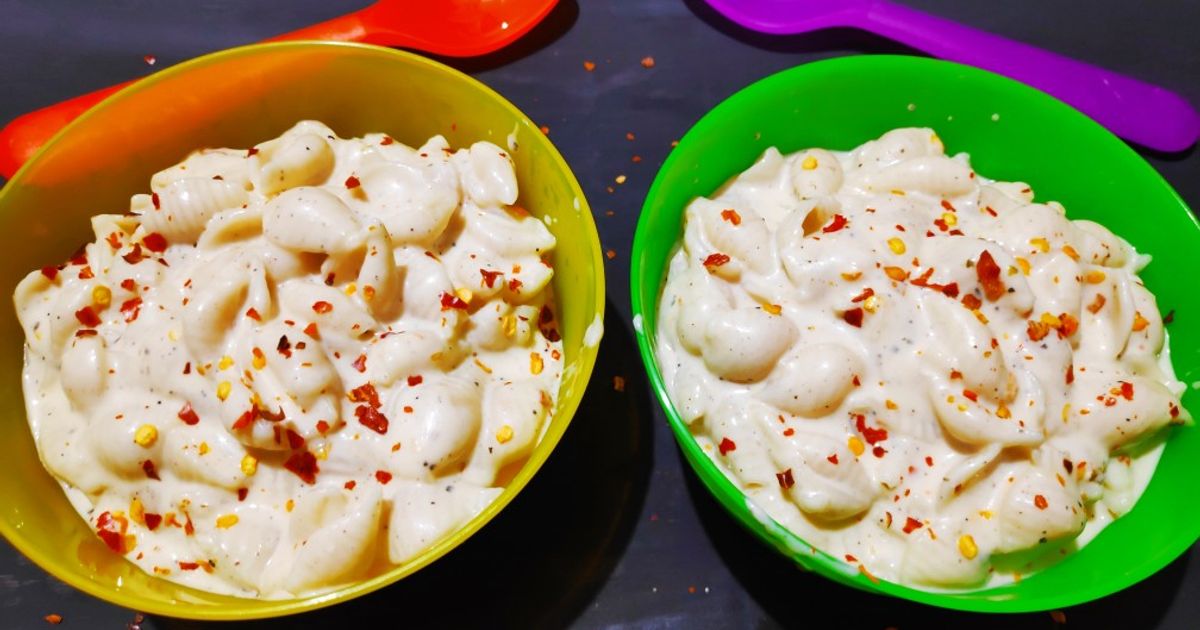 Opos White Sauce Pasta Recipe by Reena Andavarapu