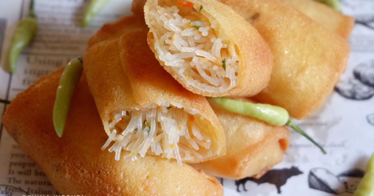 Resep risol bihun isi sayur gurih dan cocok untuk camilan