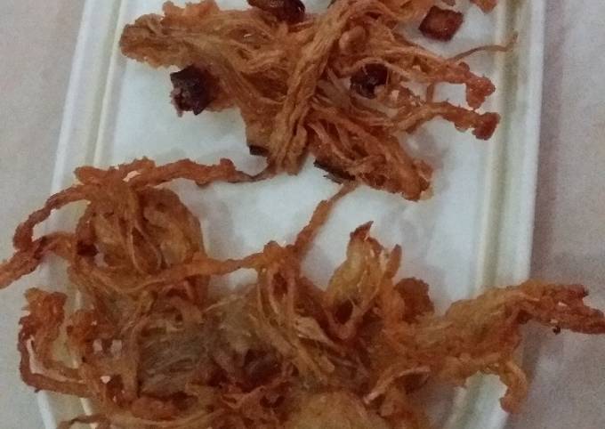 Resep Jamur enoki krispi oleh Tatapuw - Cookpad