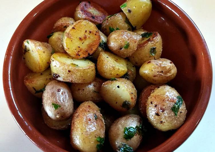 Patatas baby en... 6 minutos Receta de ni.uman- Cookpad