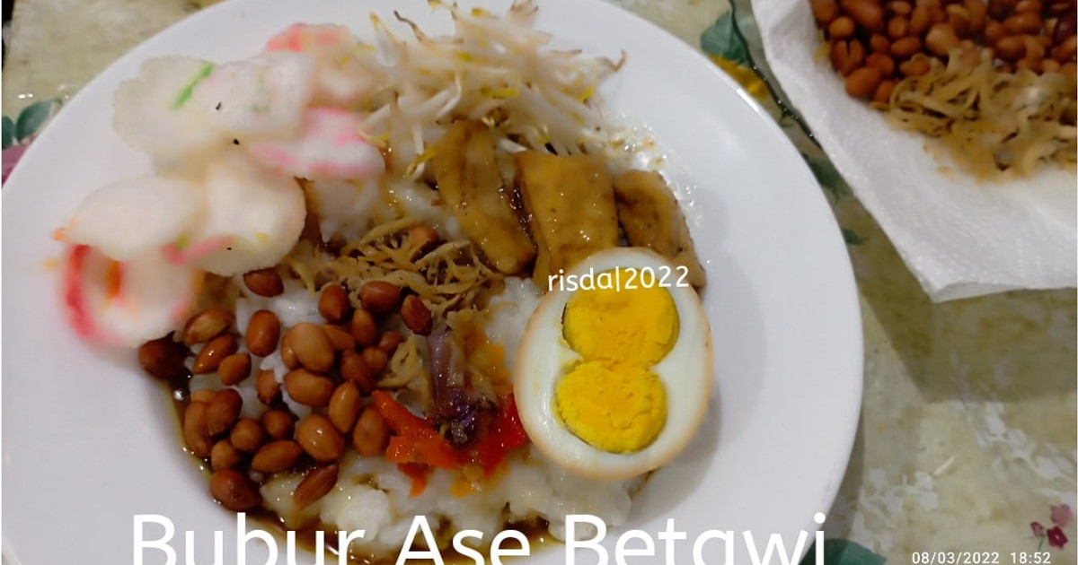 Resep Bubur Ase Betawi oleh Risda - Cookpad