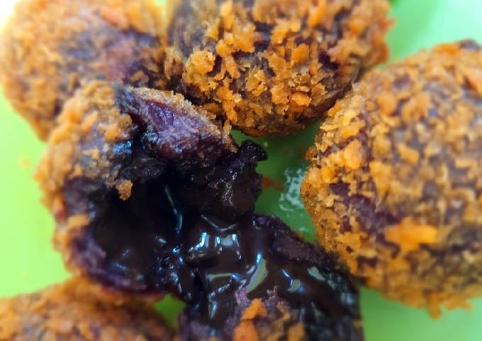 Resep Timus ubi ungu lumer oleh desytamala - Cookpad