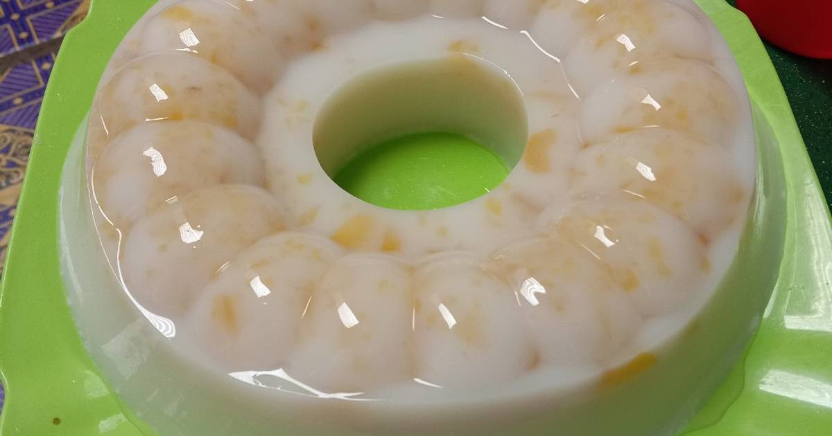 Resep Puding nangka...dengan saus fla rasa vanilla oleh Hera Asman ...