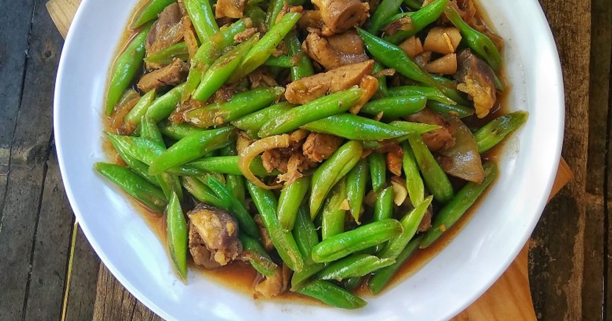 Resep Buncis Rempelo Ati Saus Tiram oleh DaruDewi - Cookpad