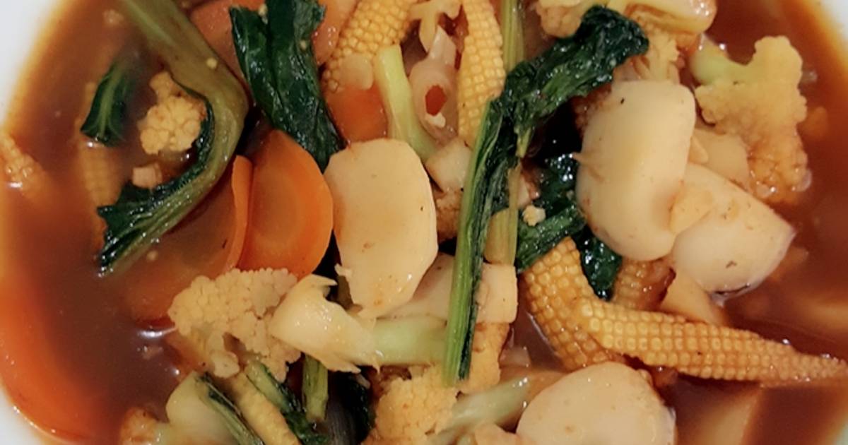 Resep Capcay saos tomat oleh Wulan Lee - Cookpad