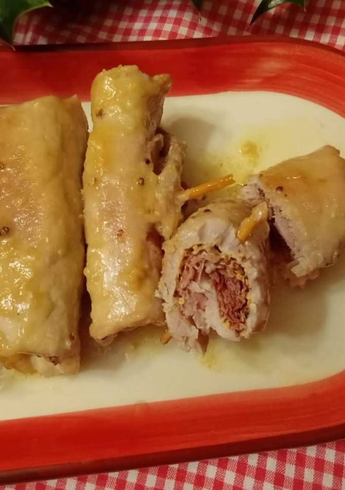 Ricetta Involtini di lonza di maiale con senape e speck di Cucina ...
