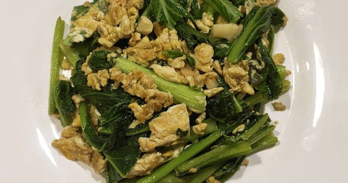 Resep Caisim (Sawi Hijau) Cah Telur oleh Finny Puspitasari Muwarman ...