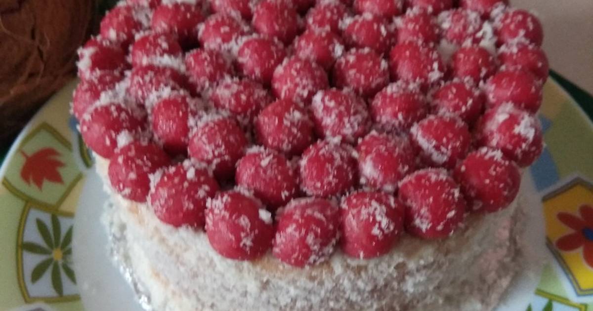 Coconut ladoo cake Recipe by Garima Yadav - Cookpad