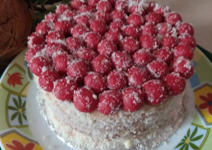 Coconut ladoo cake Recipe by Garima Yadav - Cookpad