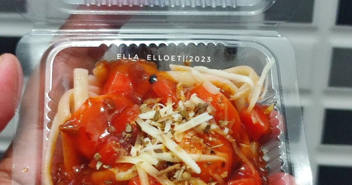 Resep Mini Spaghetti Bolognese (Ide Jualan) oleh Ellaelloet - Cookpad