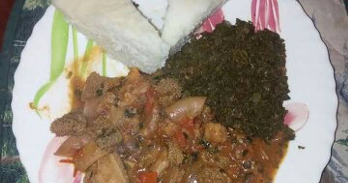 Matumbo stew with Ugali Recipe by Owino Silvester - Cookpad