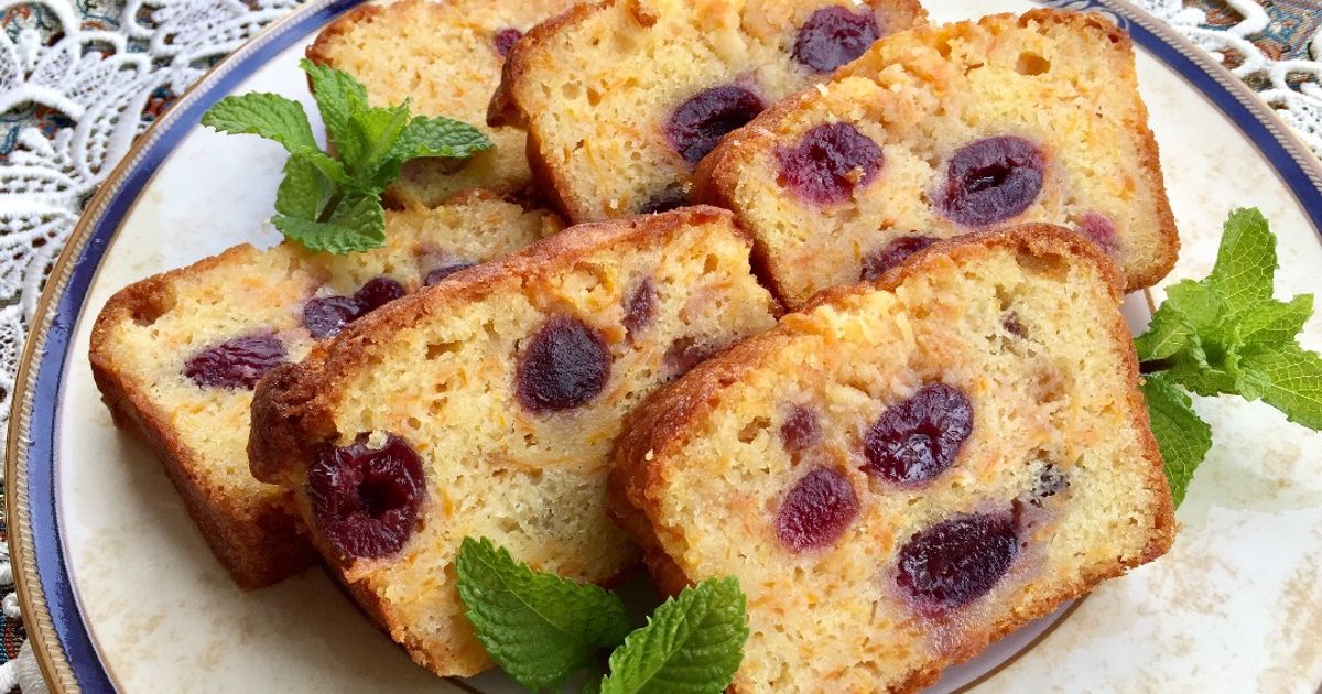 Aunty Eiko's Dark Cherry And Carrot Cake Recipe by Aunty Eiko's ...