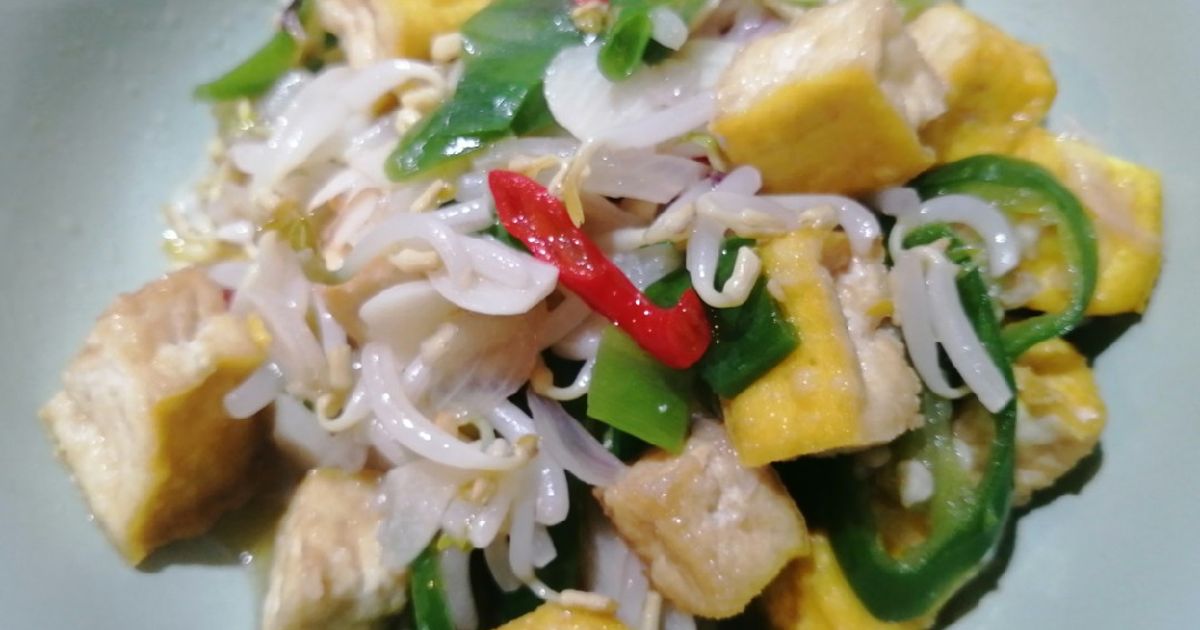 Resep sayur toge dan tahu kuning rumahan enak dan mudah - Cookpad