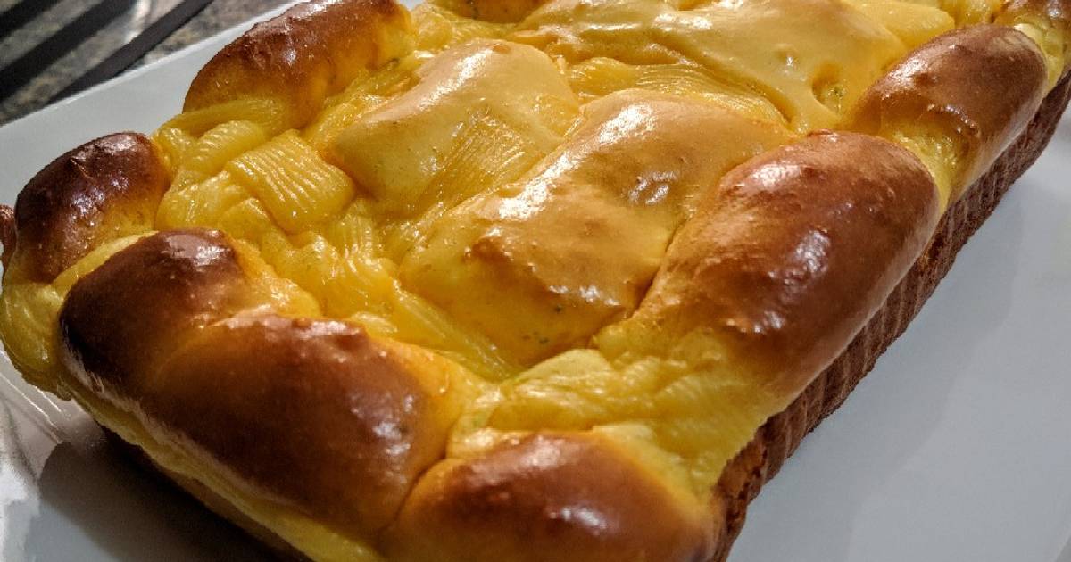 Pan relleno con crema pastelera - 50 recetas caseras- Cookpad