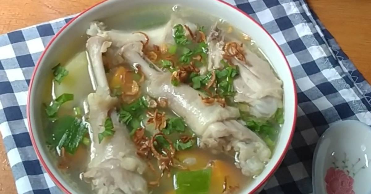 Resep Sup ayam ala mama oleh olive bunda qonita - Cookpad