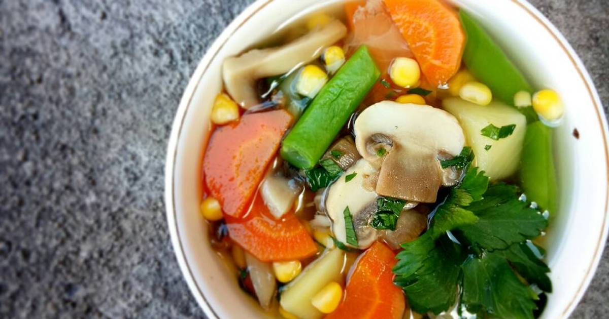 Resep Sayur sop jamur oleh Little Kitchen - Cookpad
