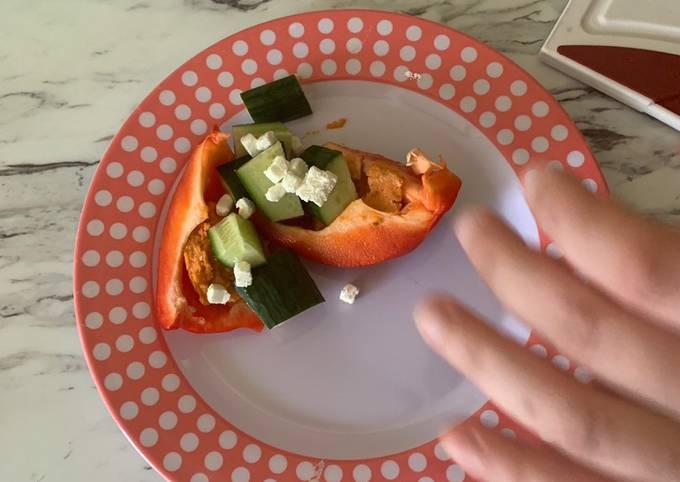 Pepper boats Recipe by Kilee's House - Cookpad