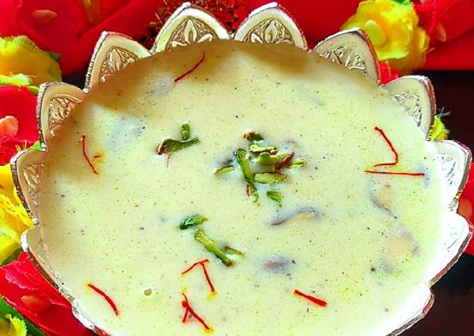 Makhana Phirni Recipe by Suchitra S(Radhika S) - Cookpad