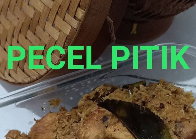Resep 10. Pecel Pitik Khas Banyuwangi Modifikasi oleh Lusia Rokhmawati ...