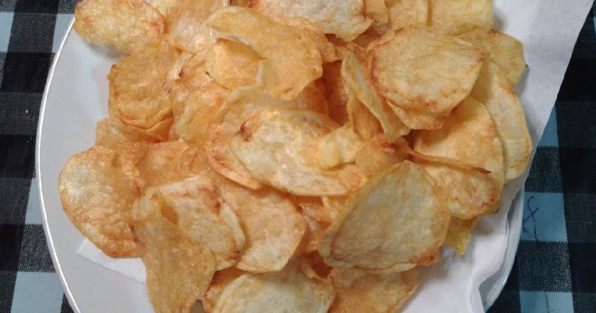 Resep Keripik Kentang Garing Crispy oleh Putri Zalika Kesuma - Cookpad