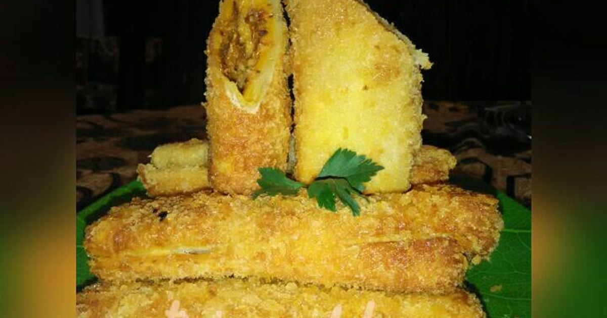 Resep roti goreng isi sayur takaran sendok rumahan enak dan mudah - Cookpad