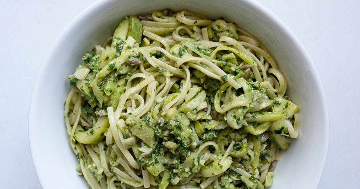 Fideo de espinaca cruda - 24 recetas caseras- Cookpad