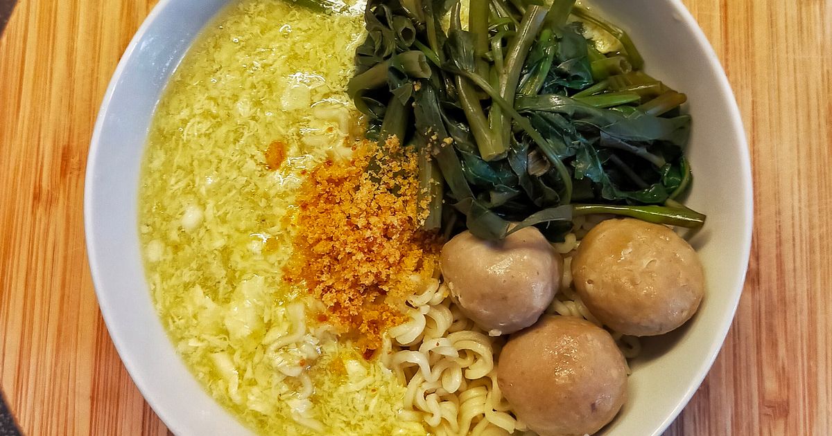 Resep Lomie Instan Kuah Soto oleh Mas Bro - Cookpad