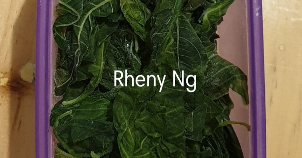 Resep Menyimpan Sayuran Agar Awet (Freezer) oleh Rheny Ng - Cookpad