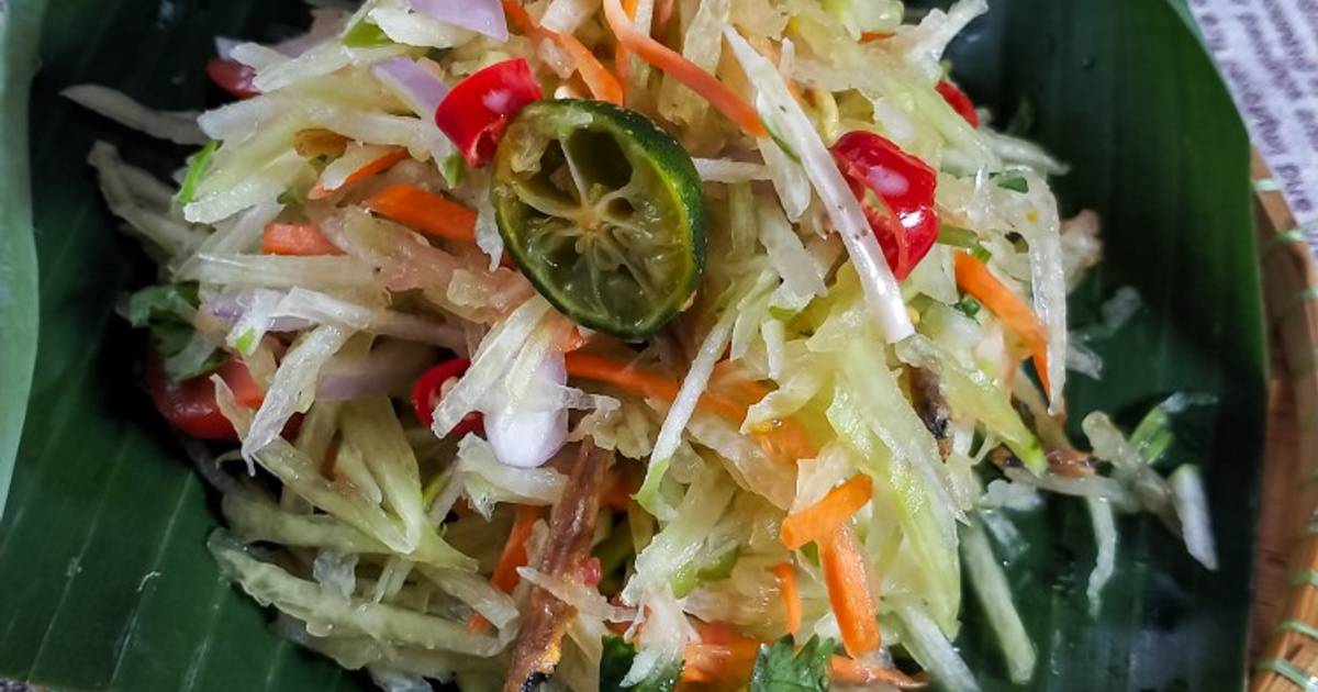 Resipi Kerabu kulit tembikai bersama epal hijau oleh Faizah Yahya(Mrs ...