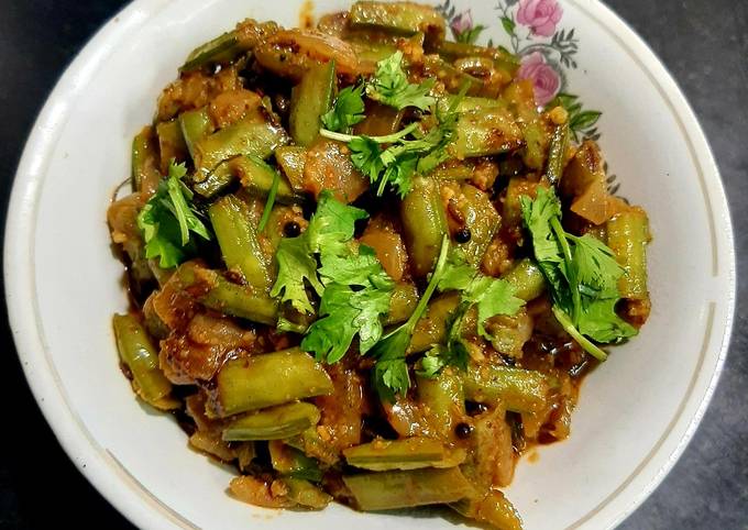 Gawar / Cluster Bean Masala Recipe by Namrata Bhogade - Cookpad