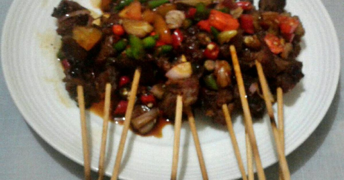 Resep Sate Sapi Bumbu Kecap oleh Rini Julia - Cookpad