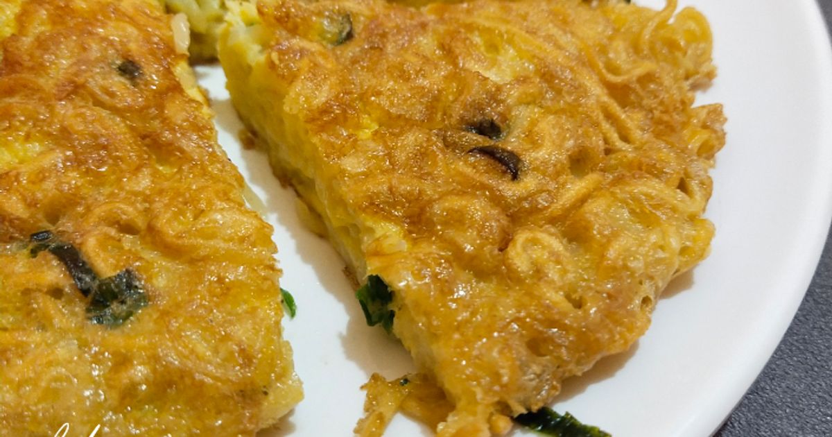 Resep Omelet Mie Telor oleh ihdanas - Cookpad
