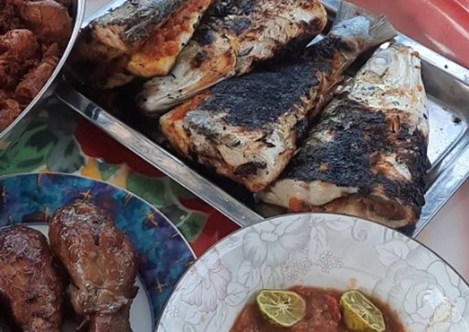 Resep Ikan Bolu/Bandeng Bakar Rica Khas Makassar oleh poppy - Cookpad