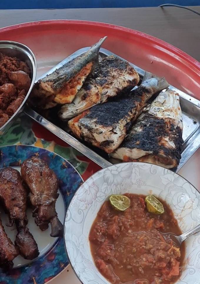 Resep Ikan Bolu/Bandeng Bakar Rica Khas Makassar oleh poppy - Cookpad