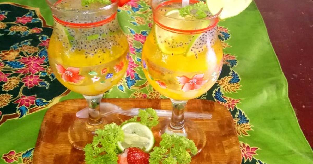 Resep Es mocktail oleh rezki tri setya - Cookpad