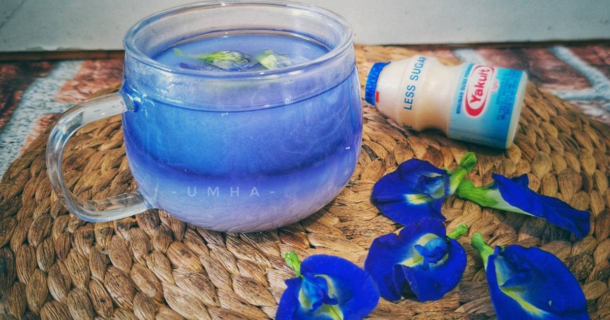 Resep Teh Bunga Telang Yakult oleh Ayu Umha - Cookpad